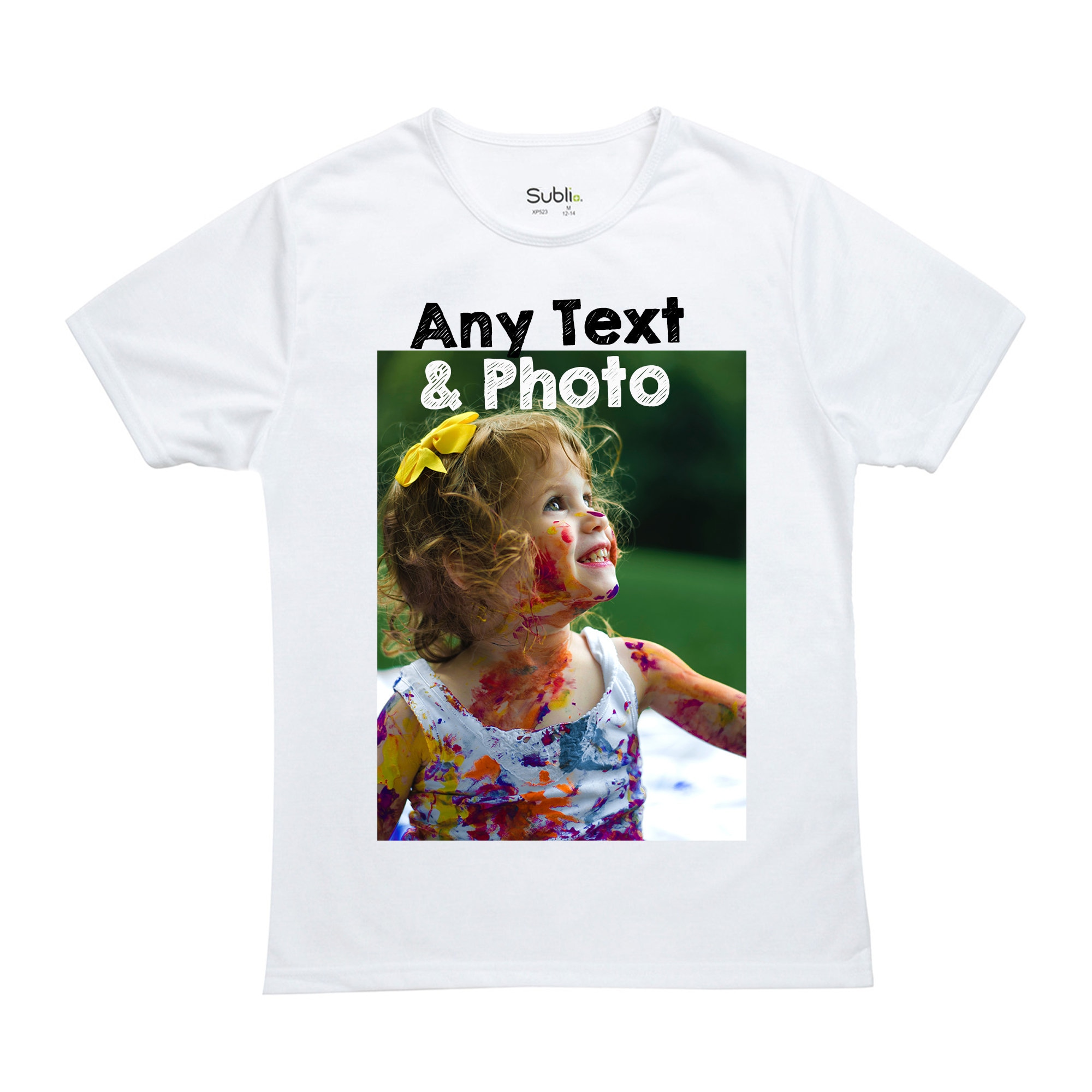 Personalised Photo T Shirt Custom Print Any Picture And Text Etsy