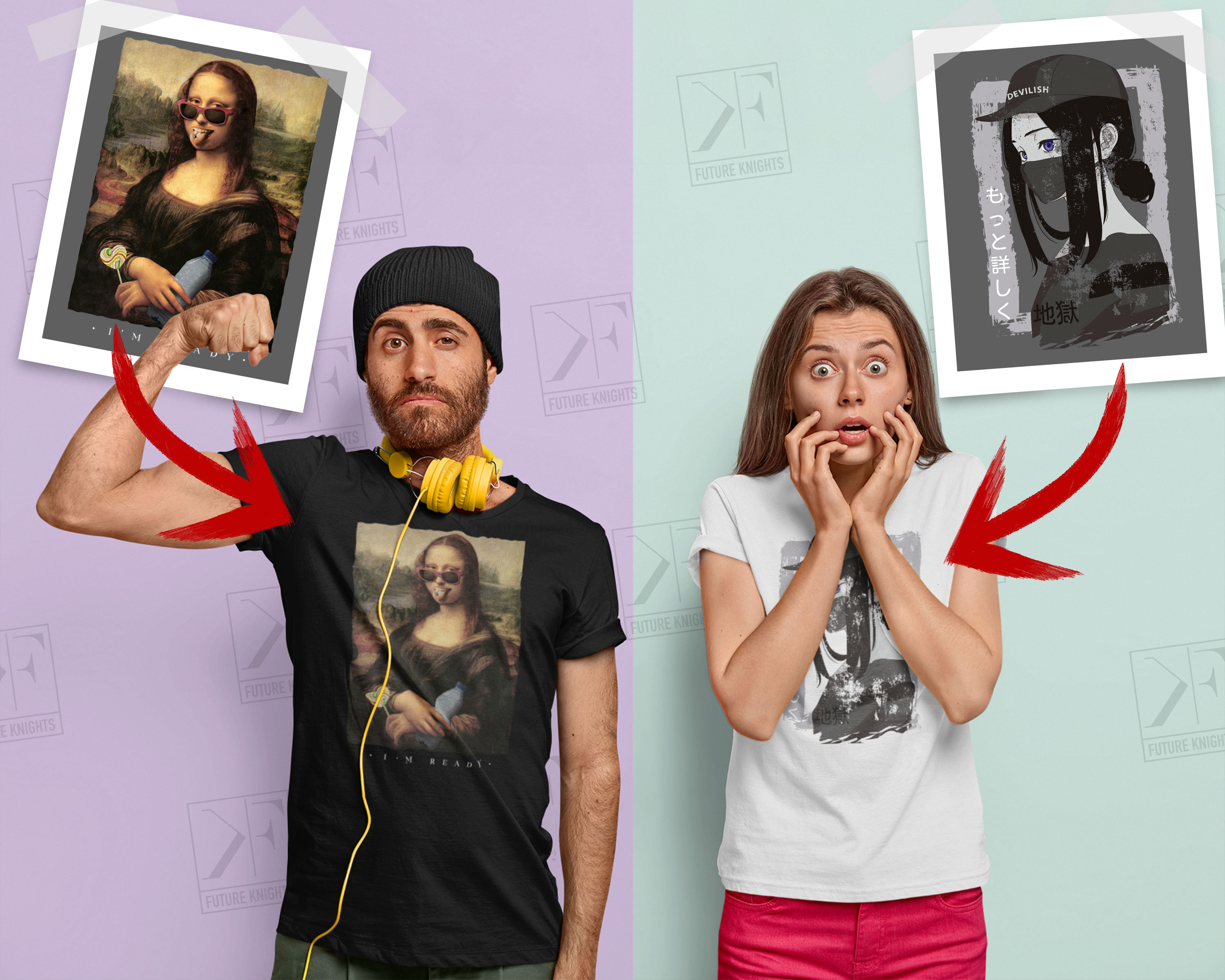 Custom Iron on FULL COLOR Vinyl Transfers | Tshirt Printing Ready to ...