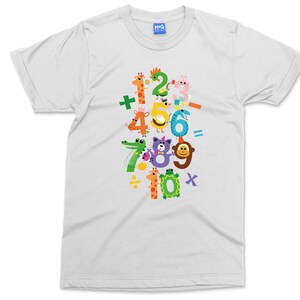 Animals Numbers T-shirt | World Maths Day Shirt | Funny Kids Number ...