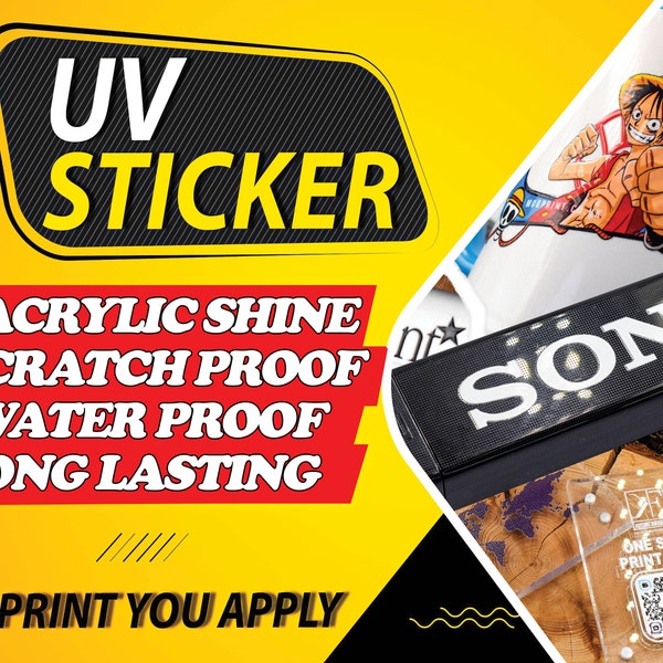 Uv Image Transfer Sticker - Etsy