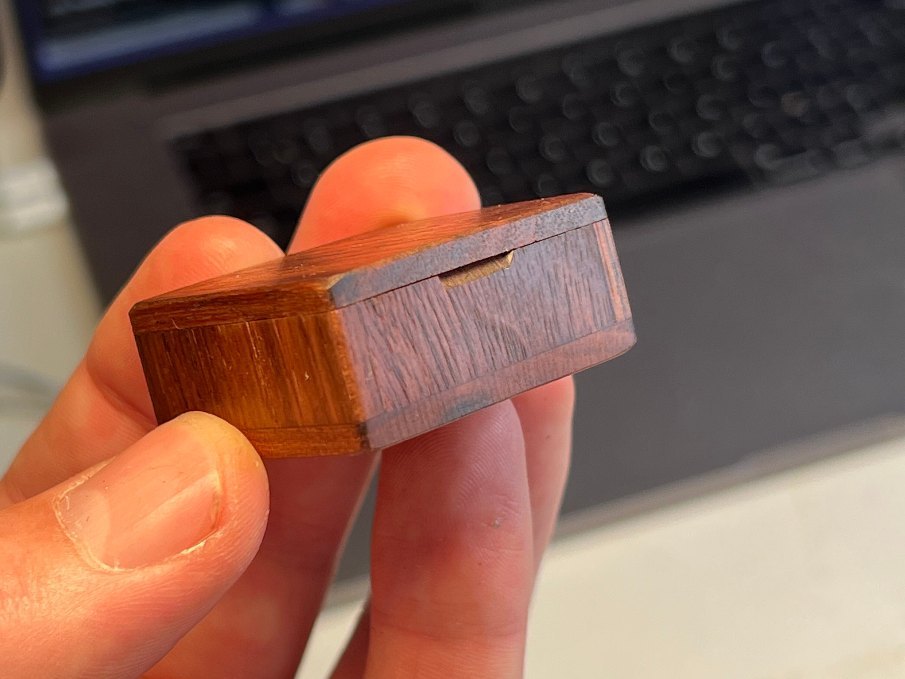 Wee Small Walnut Box Storage & Organization Home & Living Boxes & Bins ...