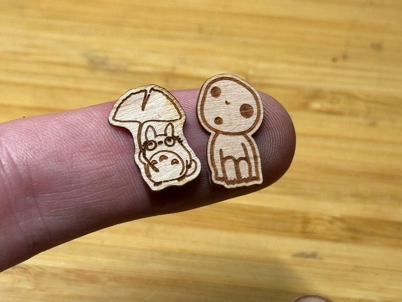 Tiny Wood Totoro Sticker Pack - Etsy
