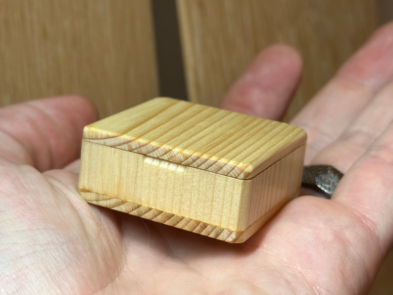 Wee Small White Pine Box - Etsy