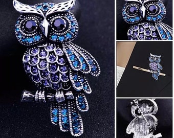 Owl Brooch Pin | Etsy