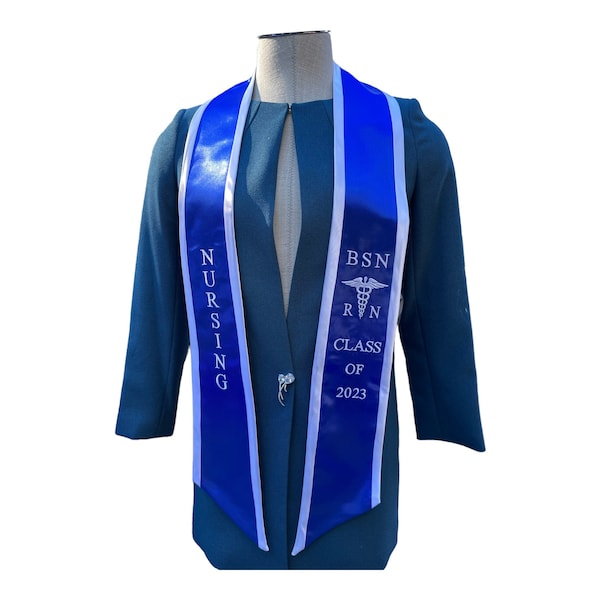Nurse Rn Stole Graduation - Etsy