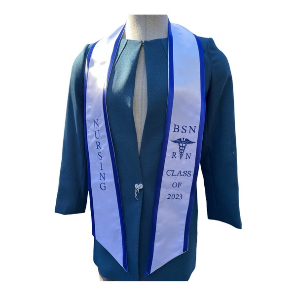 Nurse Rn Stole Graduation - Etsy