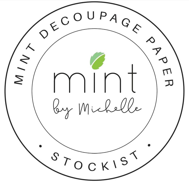 Carnival Queen Decoupage Paper - MINT by Michelle A1/A3 - Etsy UK