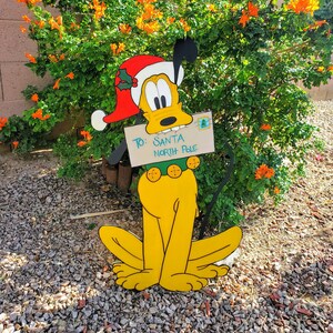 Pluto Letter to Santa Christmas Cutout - Etsy