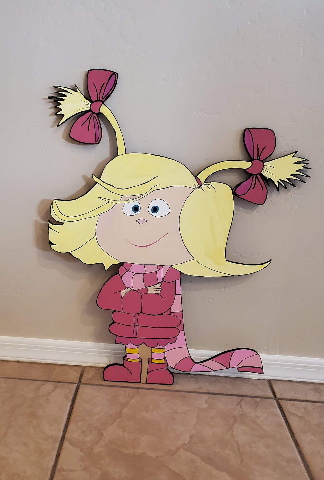 Cindy Lou Who Christmas Yard Cut Out - Etsy
