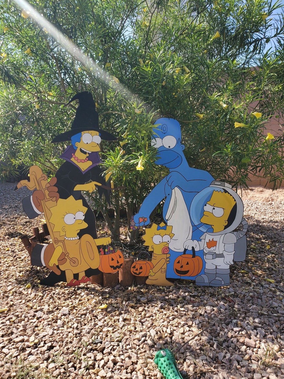 The Simpsons Treehouse of Horror 2 Piece Wooden Yard Display - Etsy