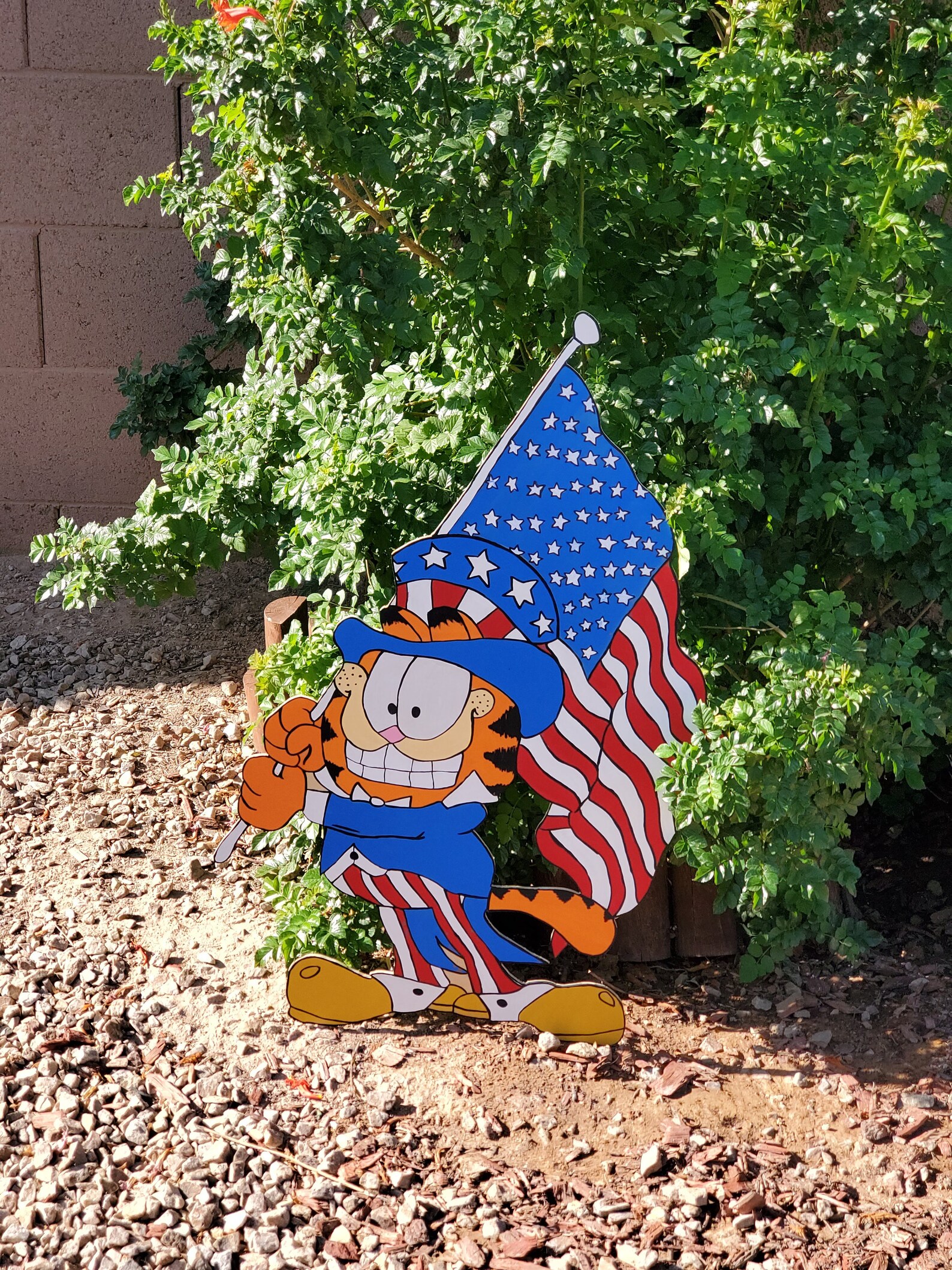 Garfield 4th of July Patriotic Memorial Day Yard Display - Etsy