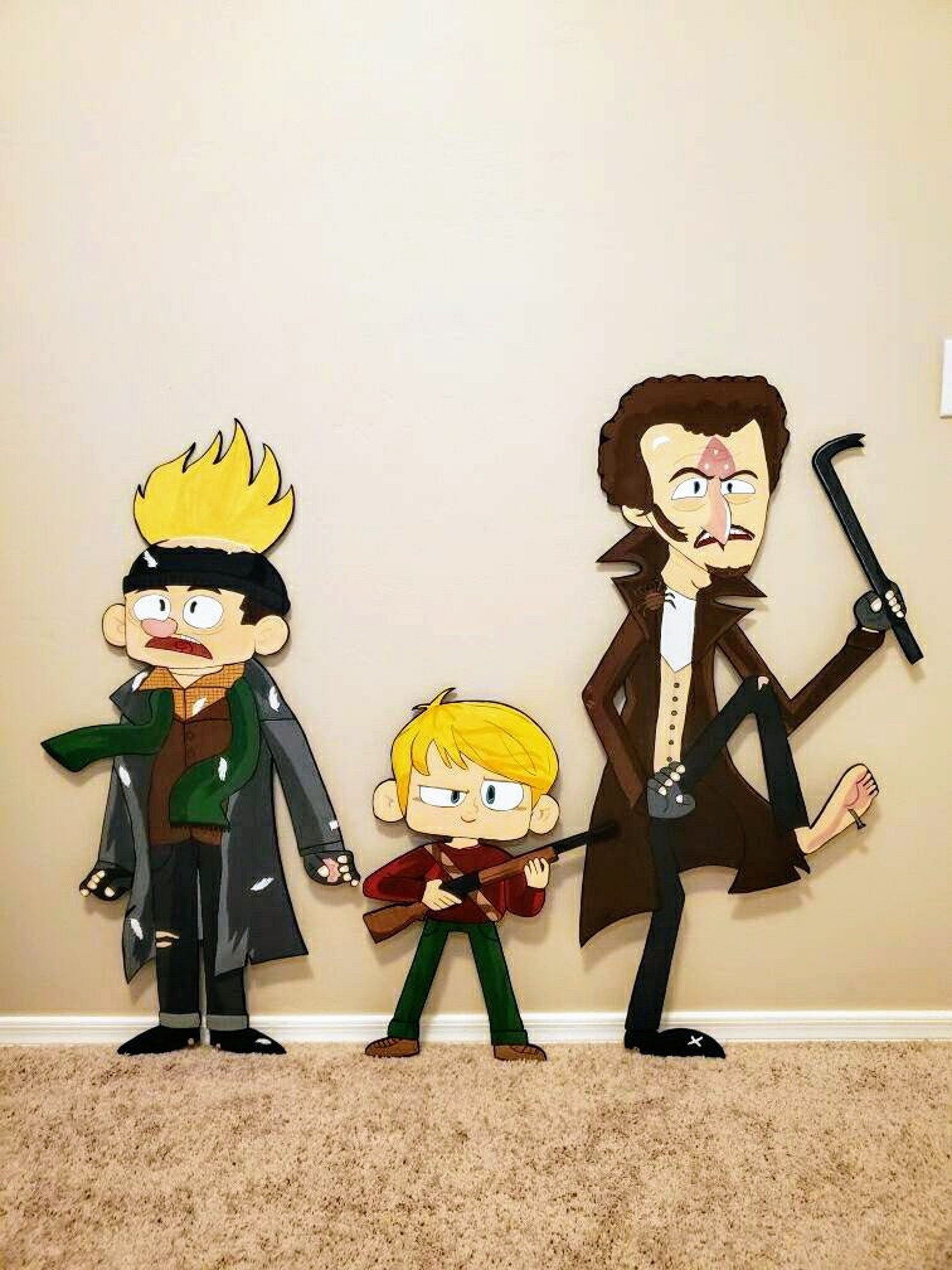 Home Alone Christmas Wood Cutout - Etsy