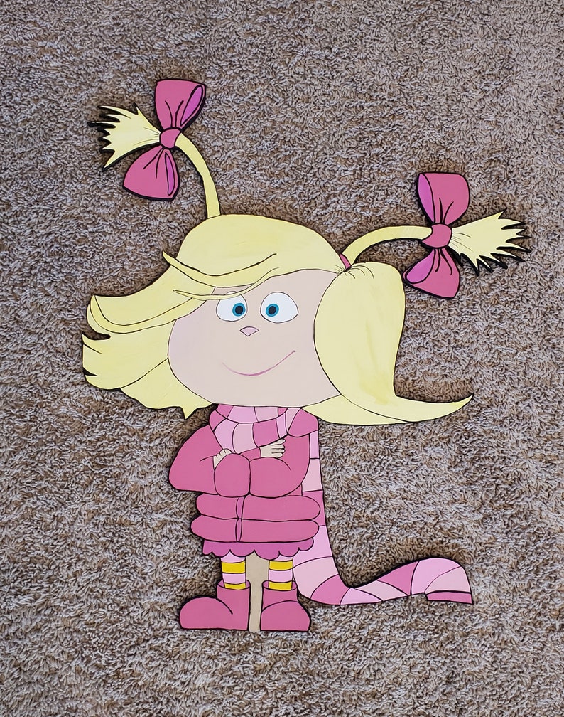 Cindy Lou Who Christmas Yard Cut Out - Etsy