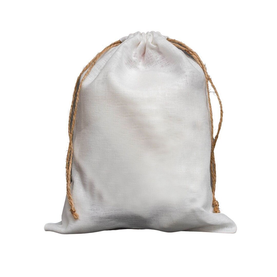 Small White Linen Bread Bag: Eco-friendly Zero Waste (13x13 Cm) - Etsy