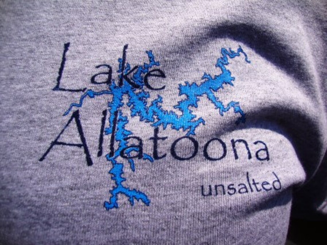 Lake ALLATOONA MARINA MAP - Etsy