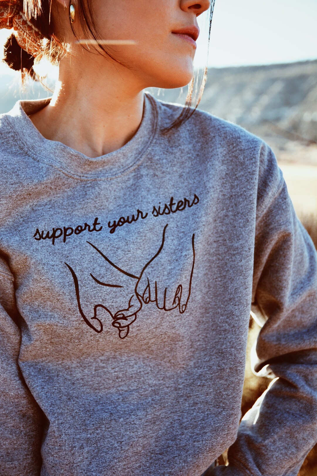 Support Your Sisters Crewneck| Women Empowerment Shirt| Graphic ...