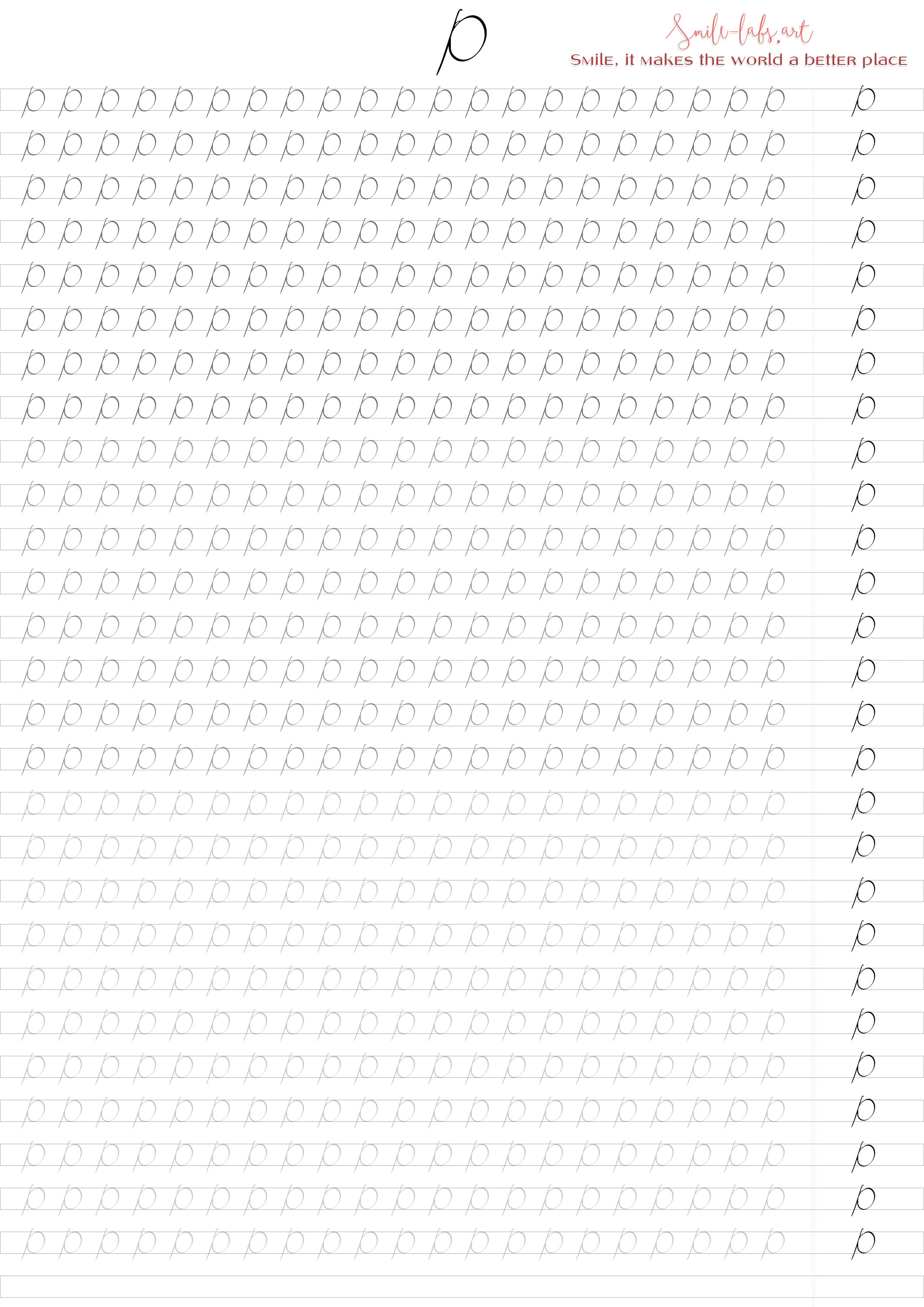 Hebrew Alphabet Script Handwriting Worksheets, Printable Hand Lettering ...