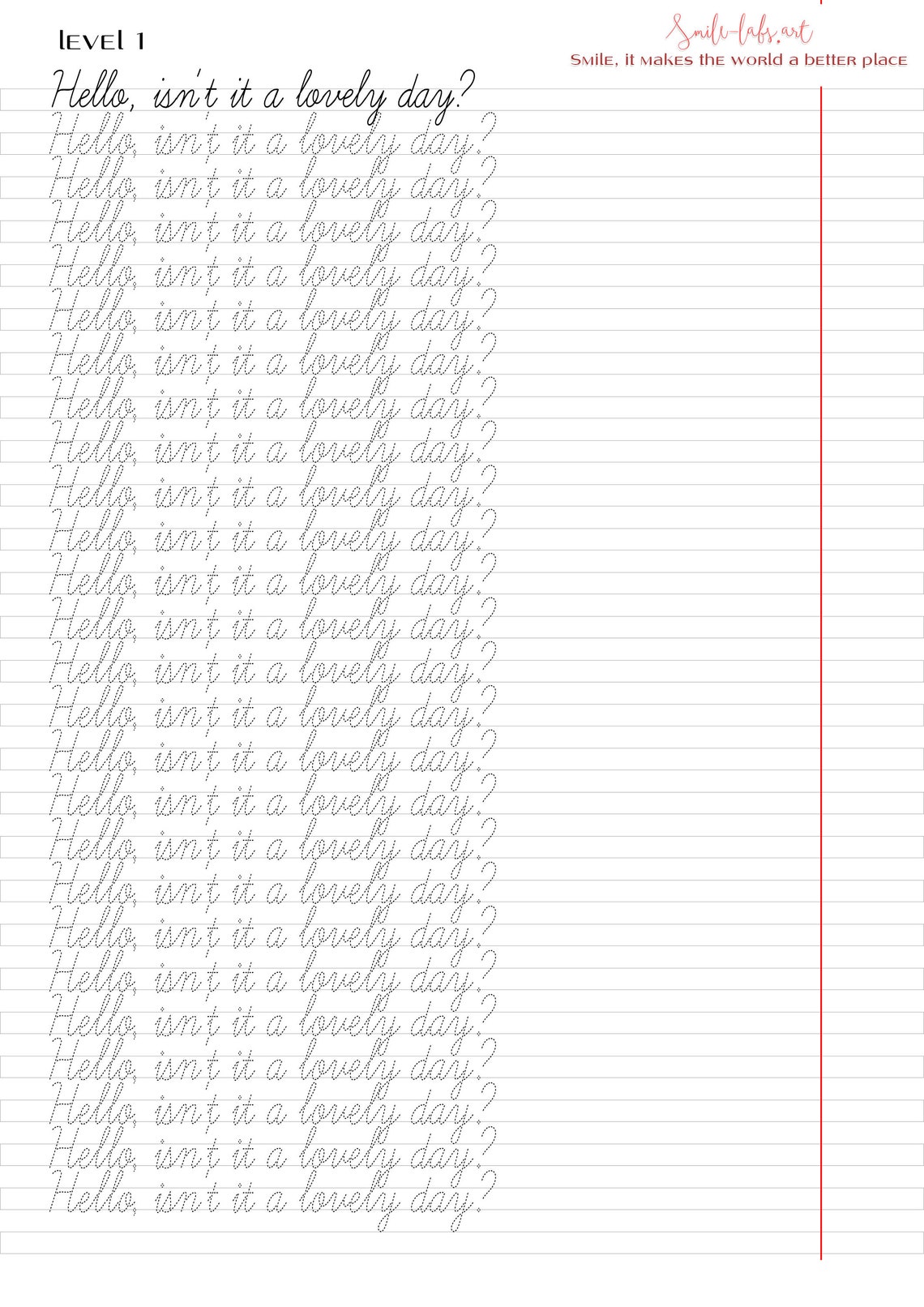 Basic English Greetings, Cursive Handwriting Workbook for Kids and ...