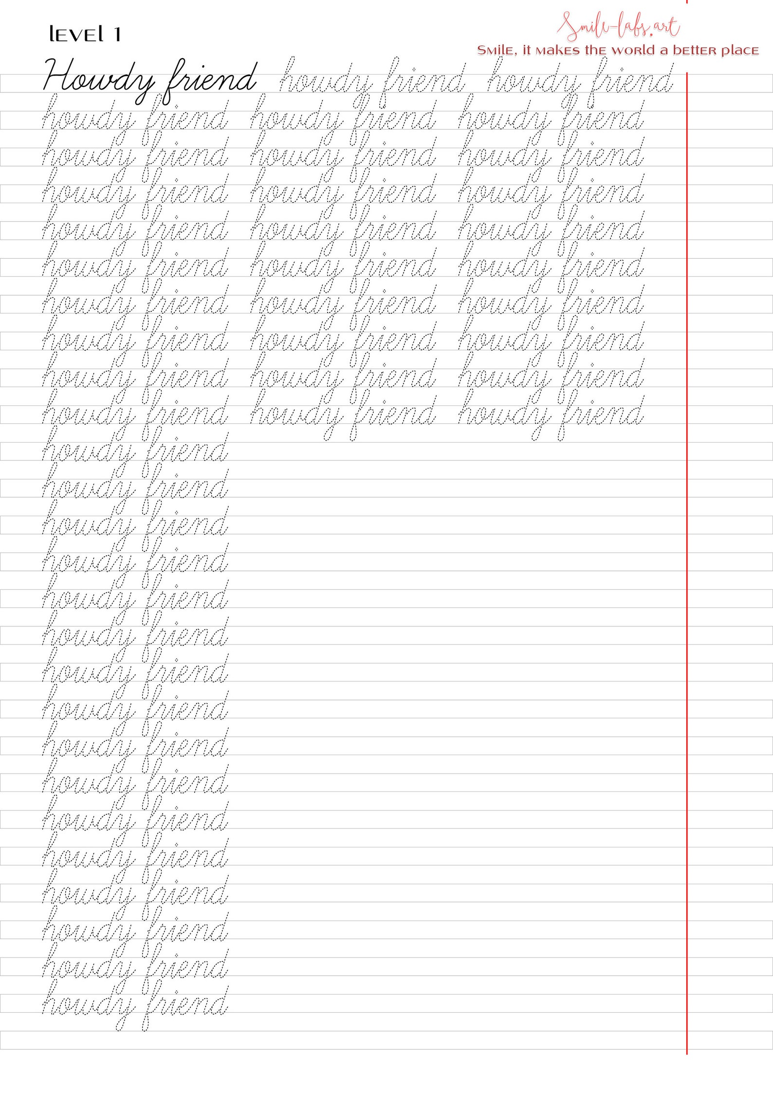 Basic English Greetings, Cursive Handwriting Workbook for Kids and ...