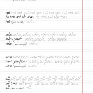 1000 Most Common English Words, Book 1 - Etsy