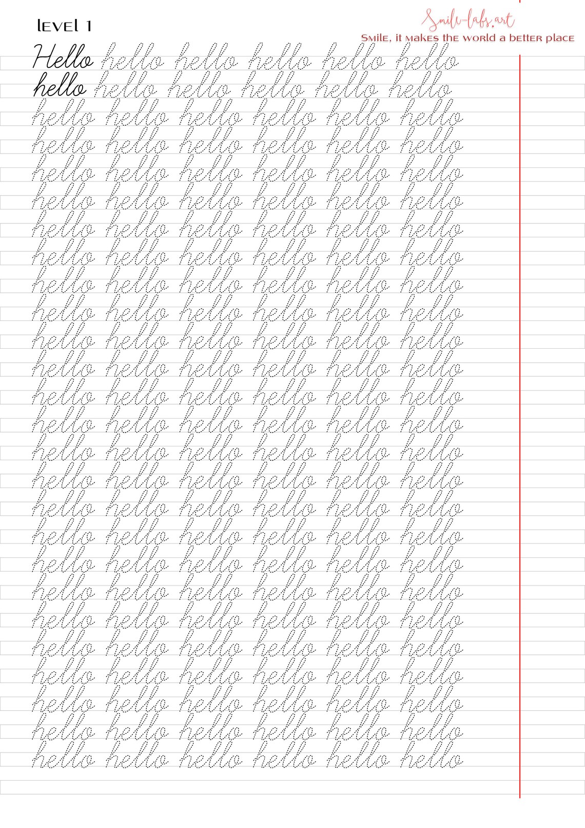 Basic English Greetings, Cursive Handwriting Workbook for Kids and ...