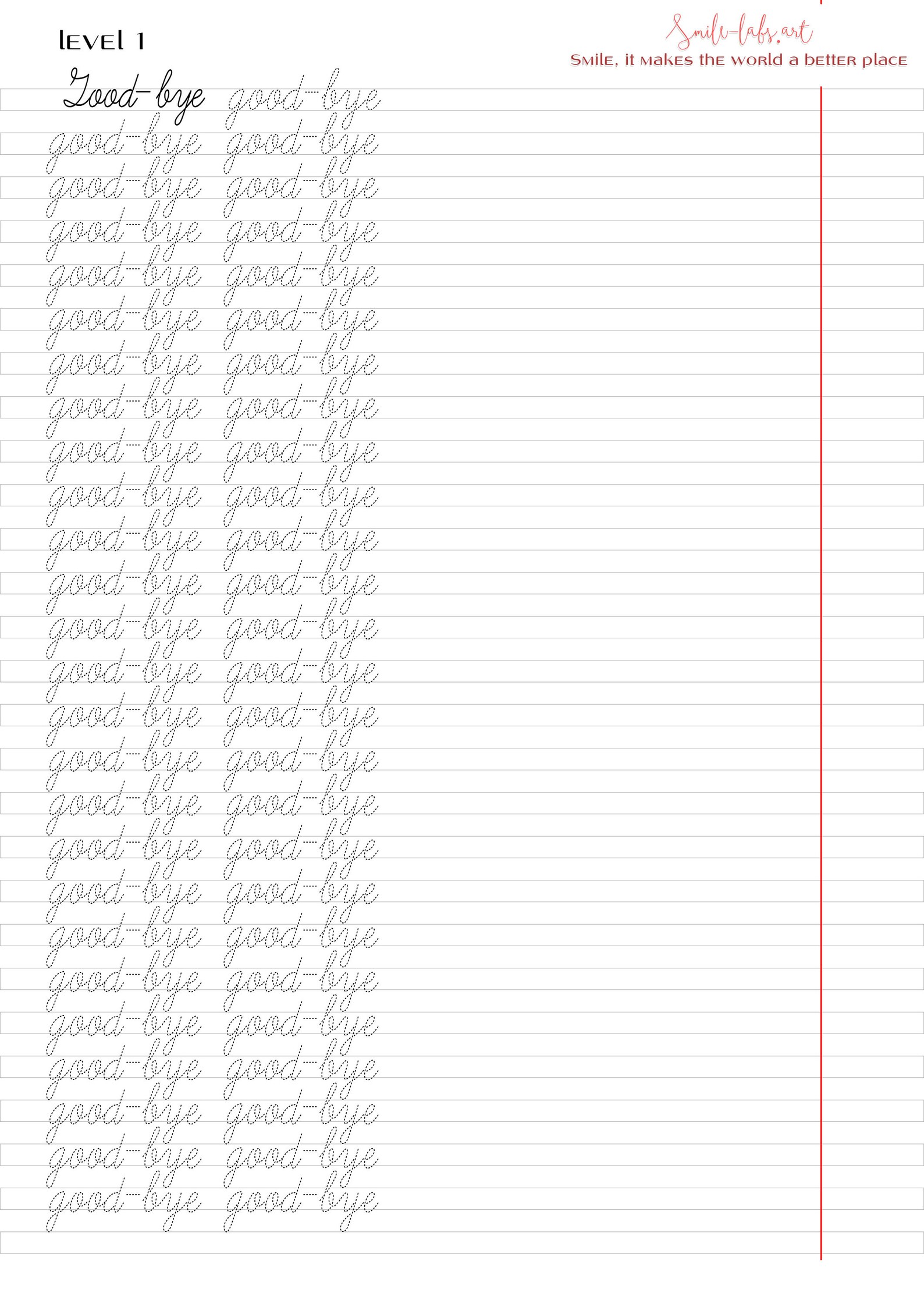 Basic English Greetings, Cursive Handwriting Workbook for Kids and ...