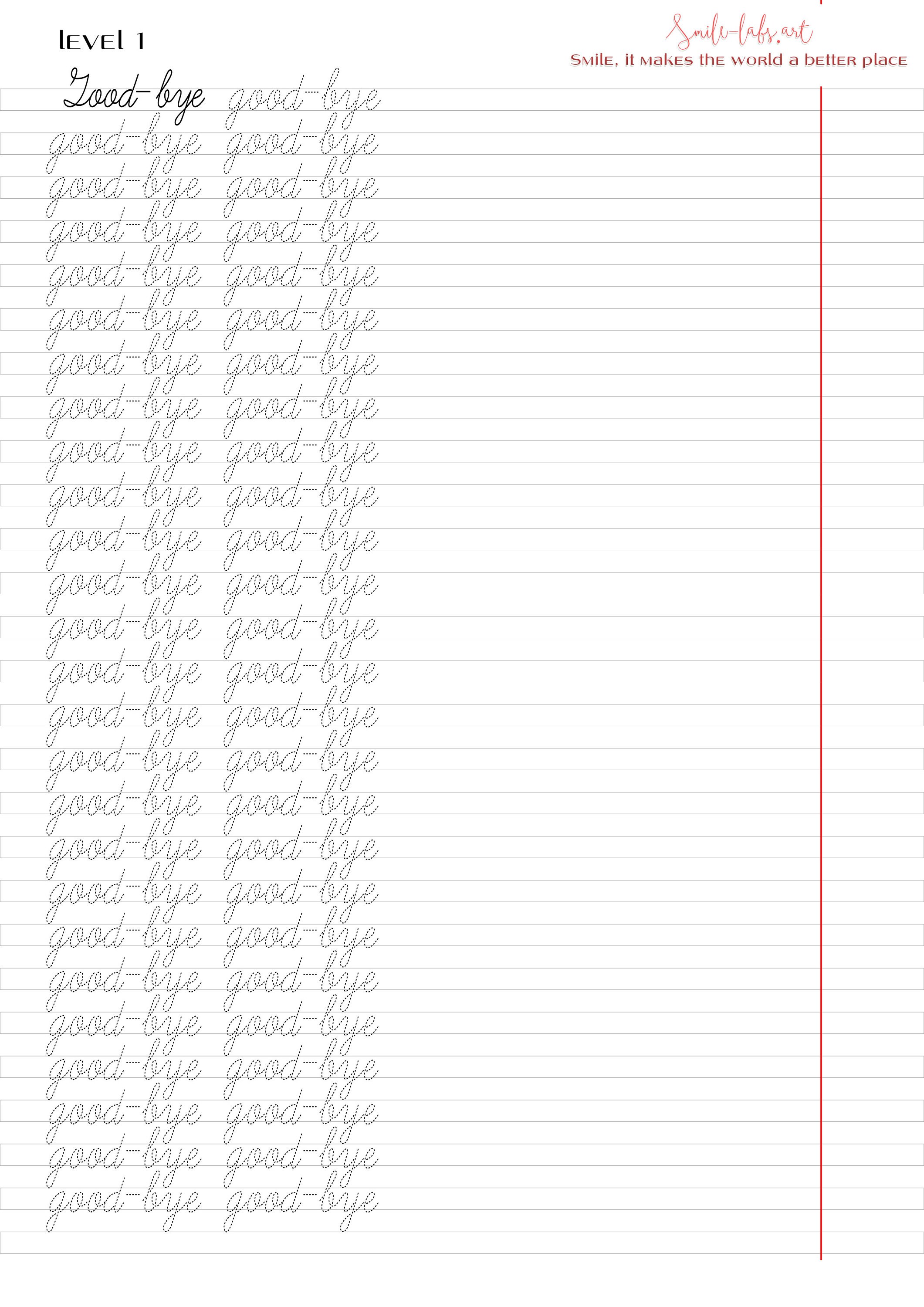 Basic English Greetings, Cursive Handwriting Workbook for Kids and ...