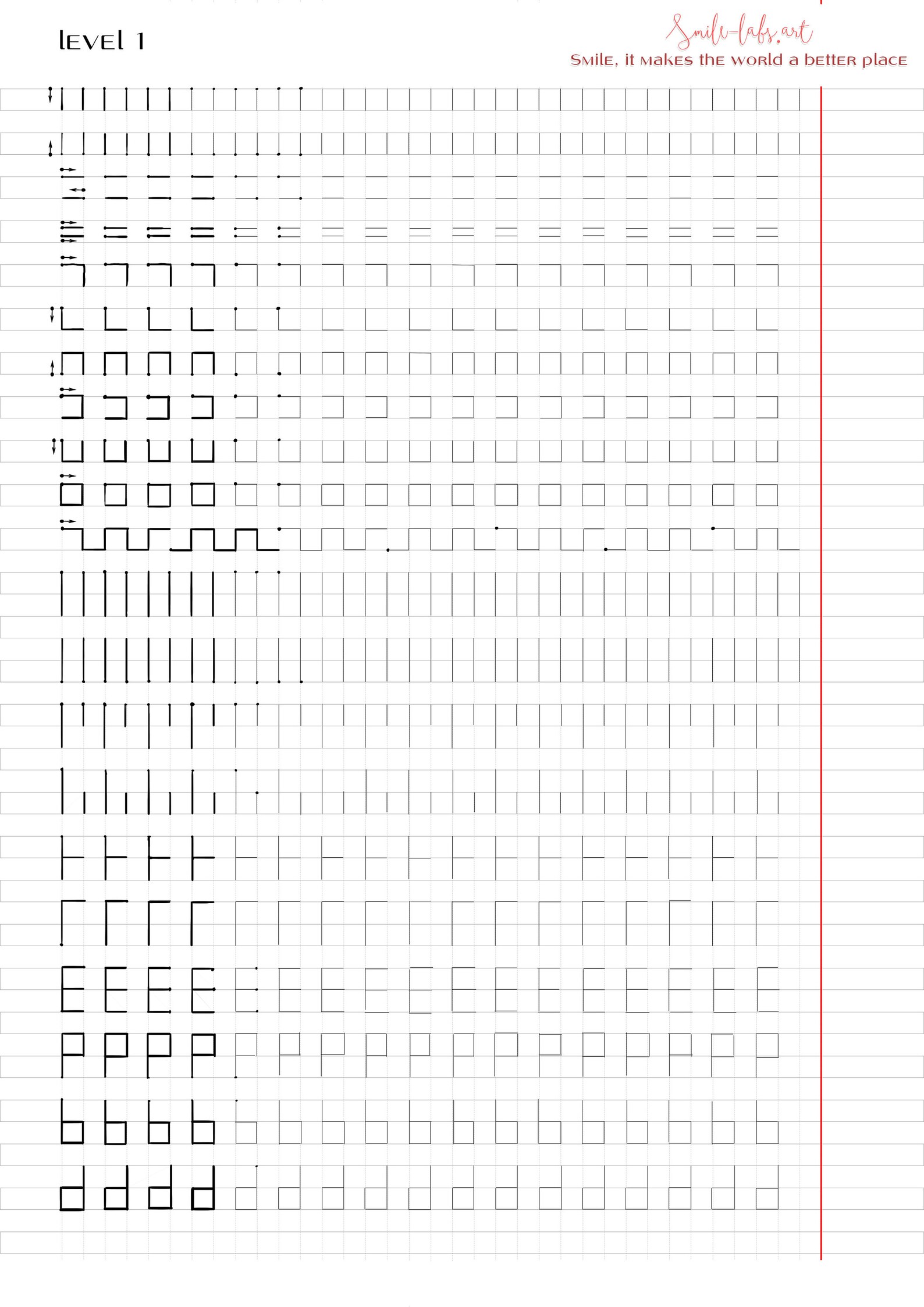 Cursive Handwriting Workbook, Uppercase & Lowercase Alphabet, Letter ...