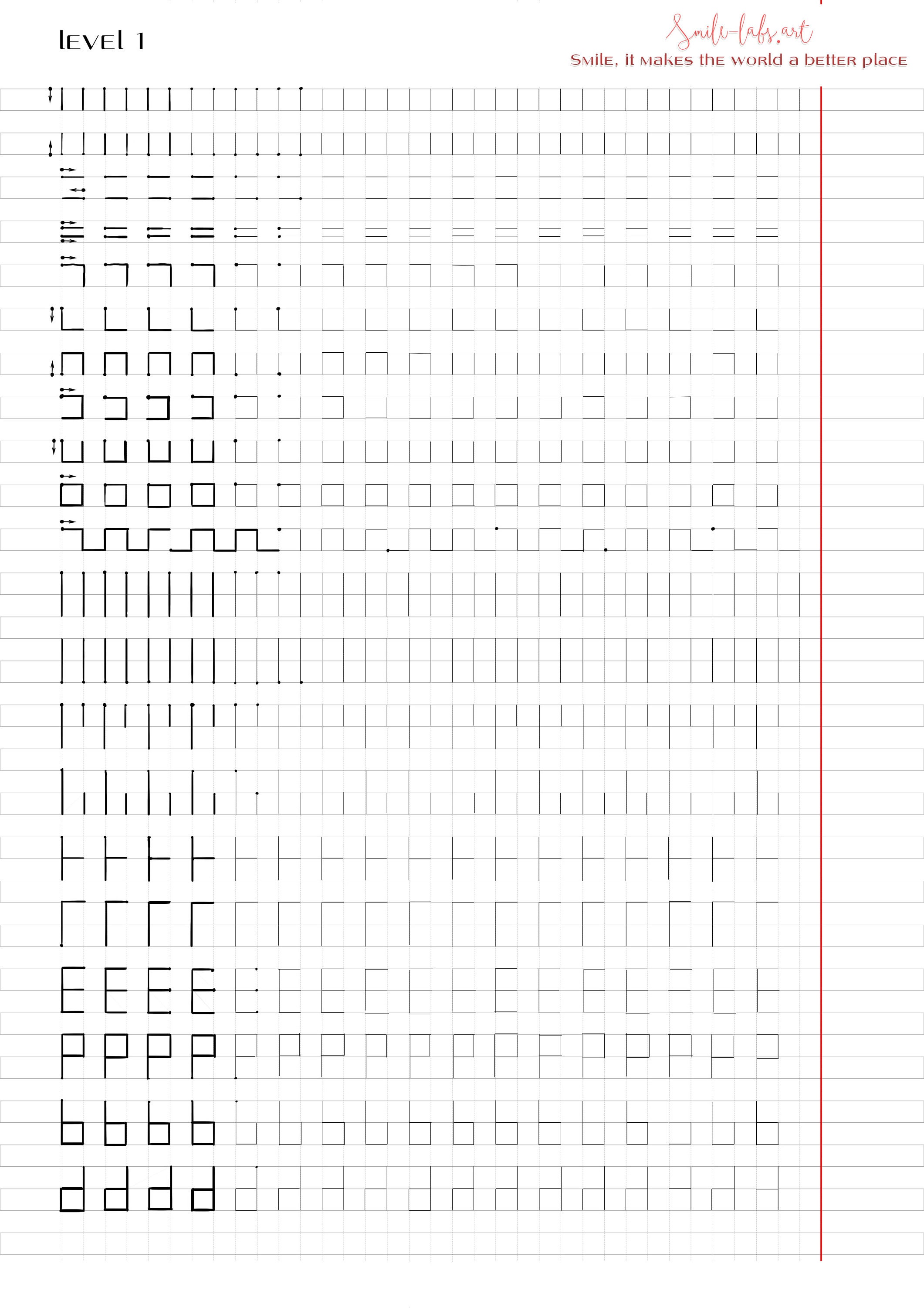 Cursive Handwriting Workbook, Uppercase & Lowercase Alphabet, Letter ...
