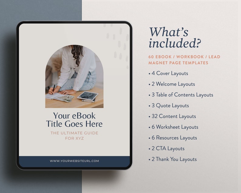 Ebook Workbook Templates for Canva Worksheets Lead Magnet Design ...