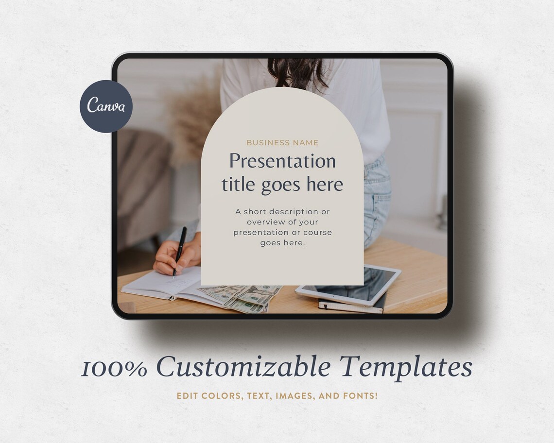 Presentation Slide Deck | Canva Slides | Webinar Templates | Online ...