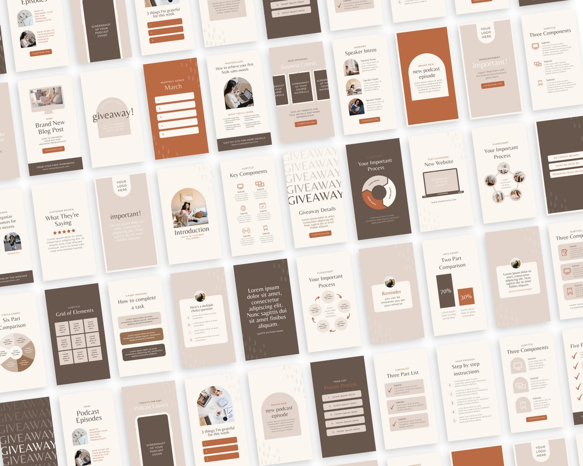 Canva Instagram Story Templates Business Coach - Etsy