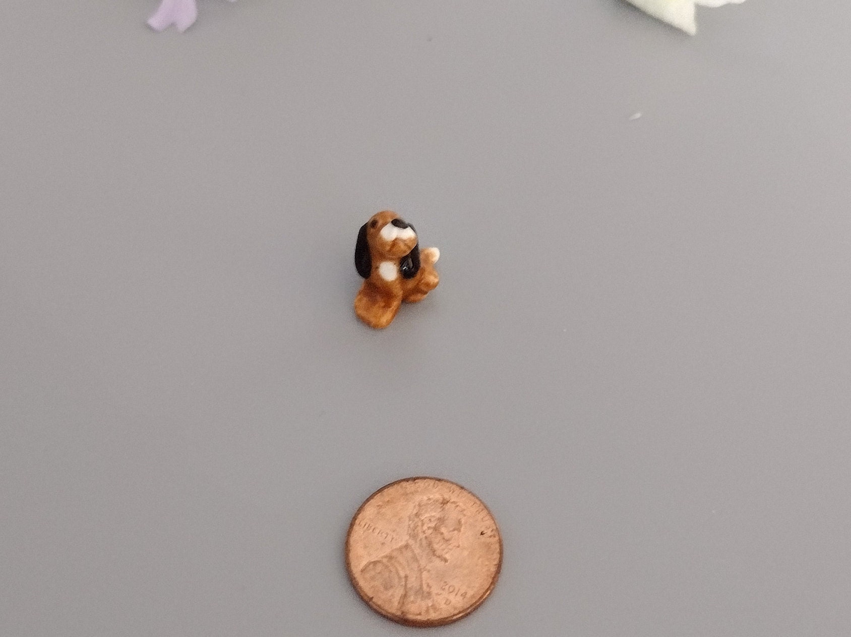 Hagen Renaker Bloodhound Seated and Mini Bloodhound Puppy - Etsy