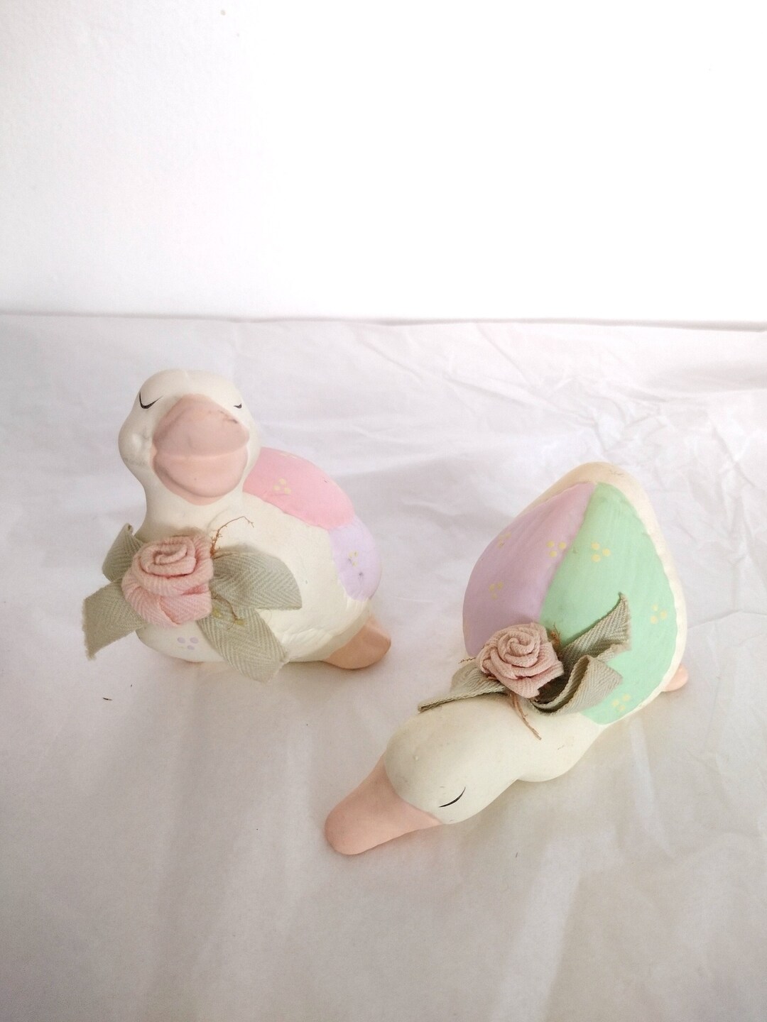 Vintage Enesco Ceramic Ducks - 1988 - Etsy