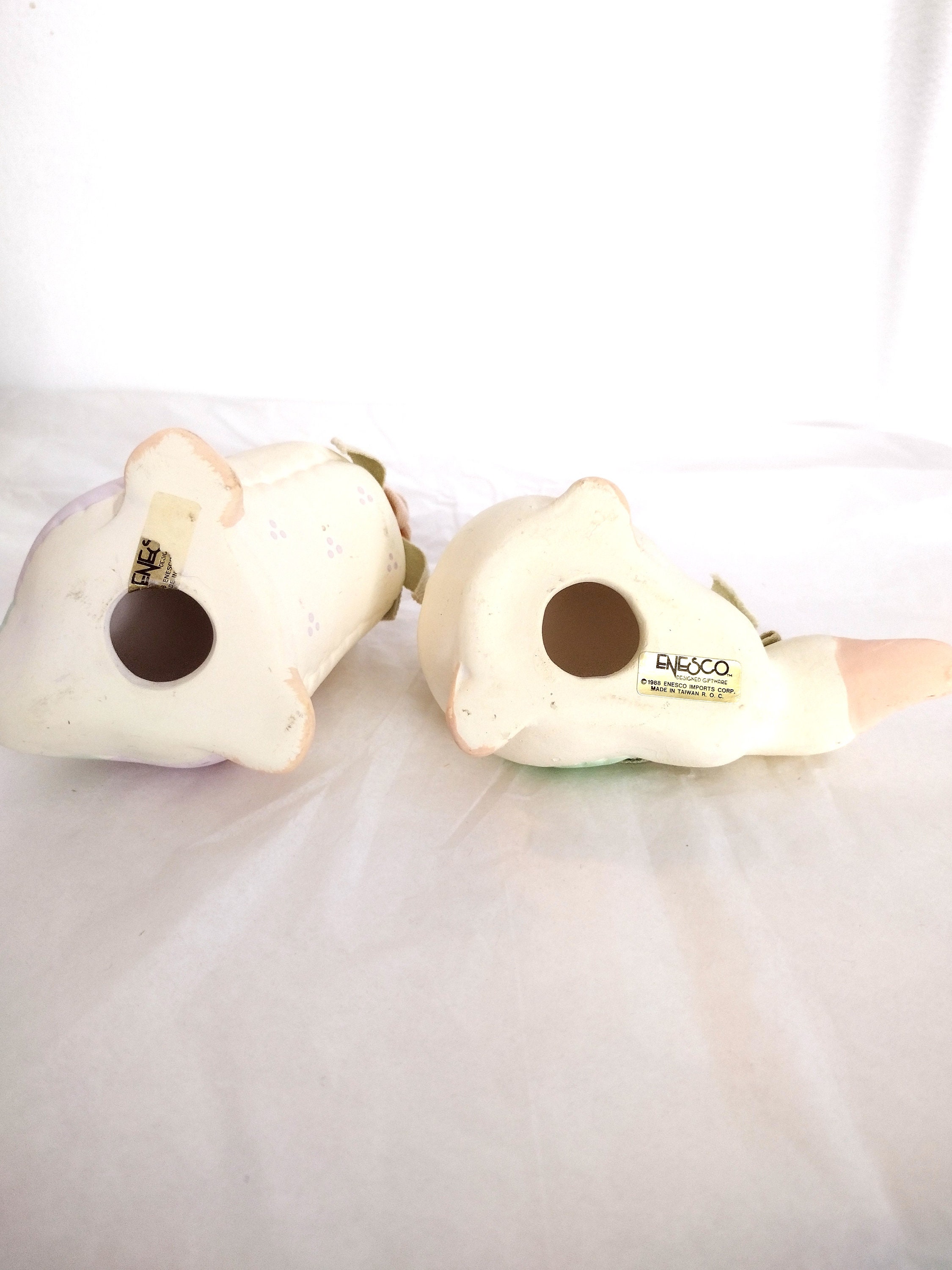 Vintage Enesco Ceramic Ducks 1988 - Etsy