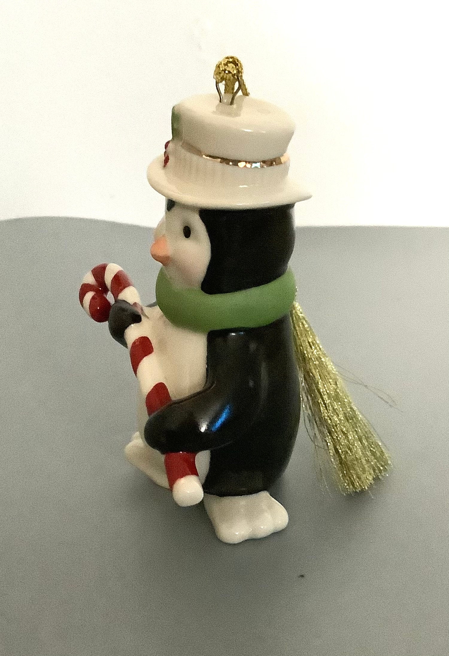 Vintage Lenox Very Merry Porcelain Penguin Ornament With Top Hat and ...