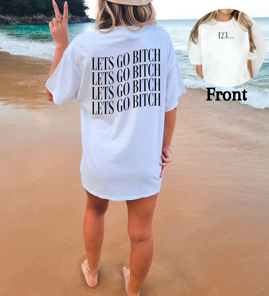 Lets Go Bitch Era Shirt, 123 Lets Go Bitch Shirt, Delicate Shirt ...