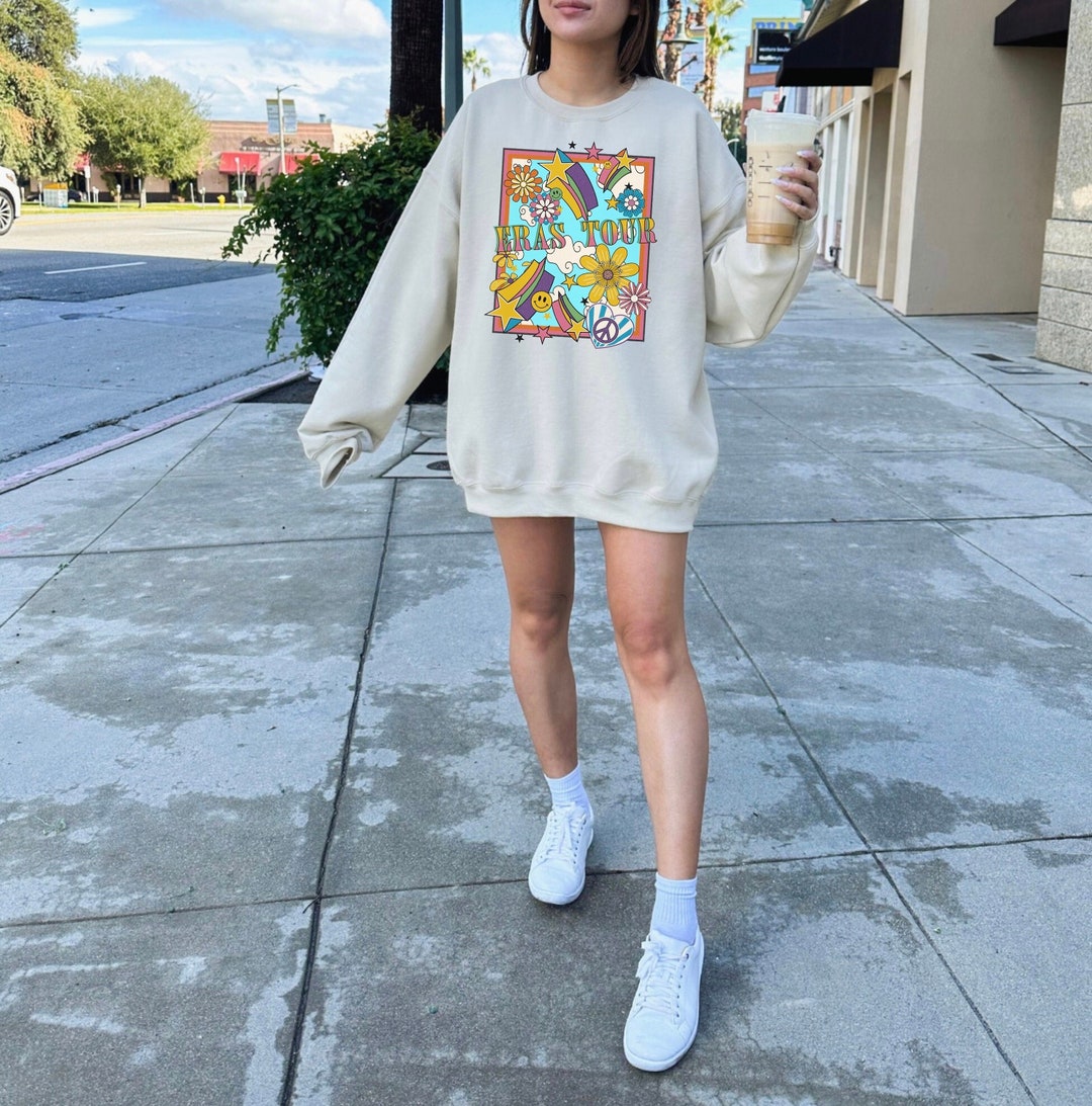 Eras Tour Sweatshirt, Groovy Eras Sweatshirt, Trendy Eras Crewneck ...