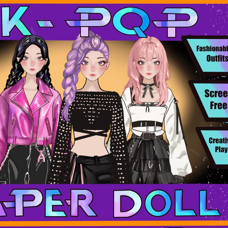 Kpop Dress up Doll - Etsy