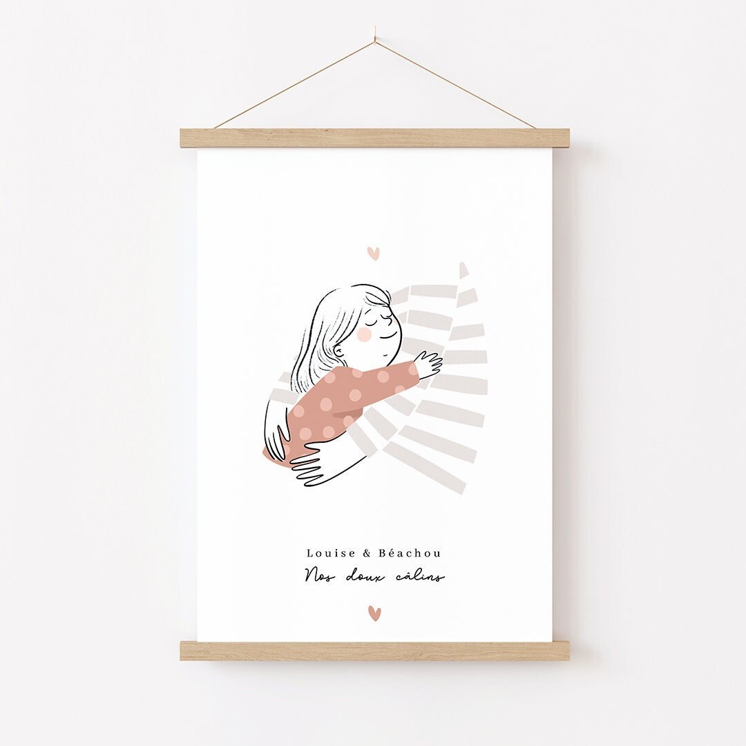 Poster Cuddles Nanny / Crèche TO PERSONALIZE - Etsy