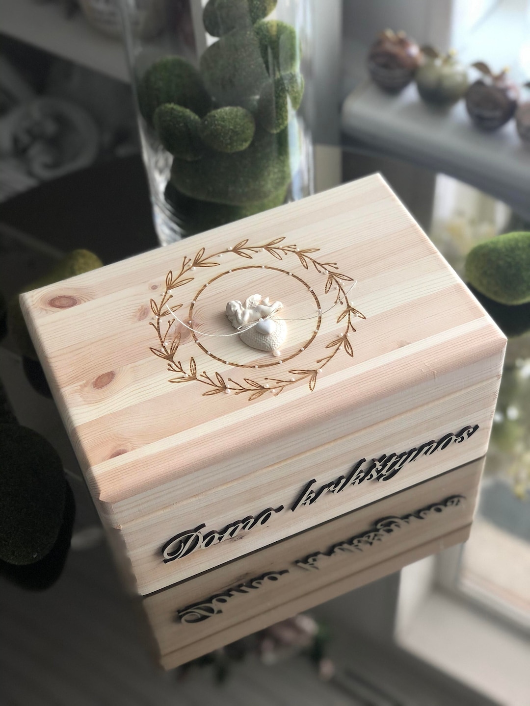 Personalised Baptism, Christening Gift for Baby, Keepsake Box for Girl ...