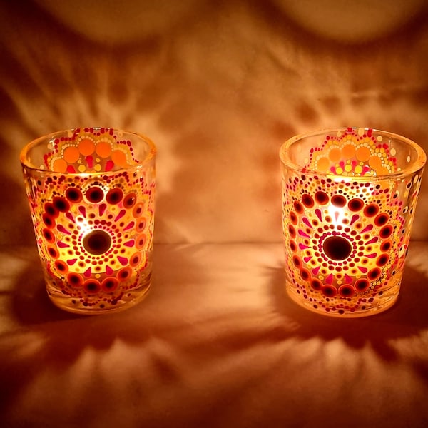 Mandala Tea Light - Etsy