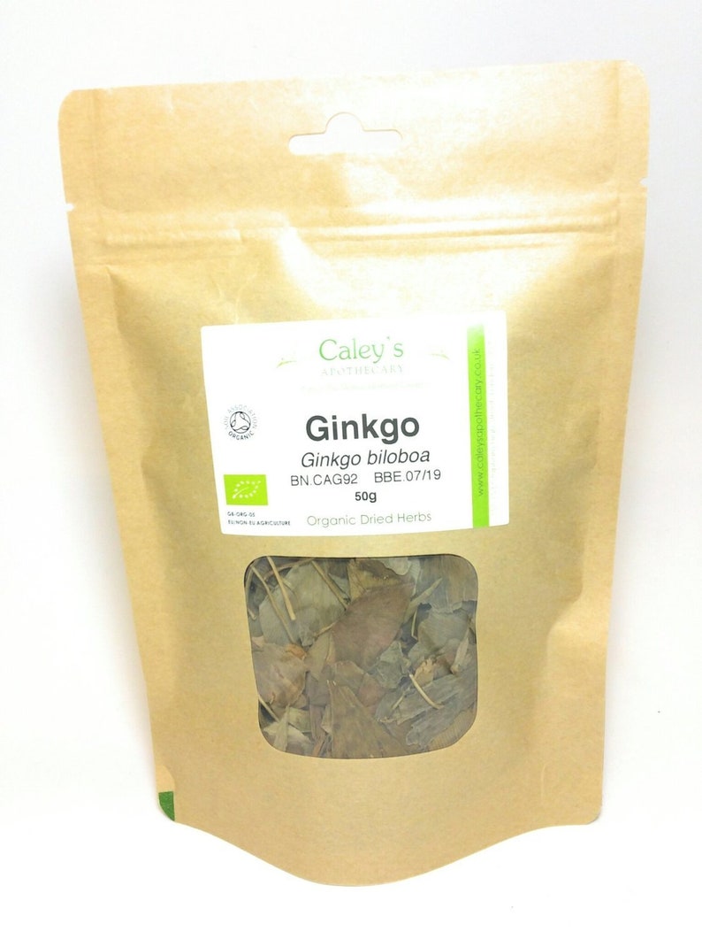 Organic Ginkgo Leaf Dried Herb ginkgo Biloba - Etsy