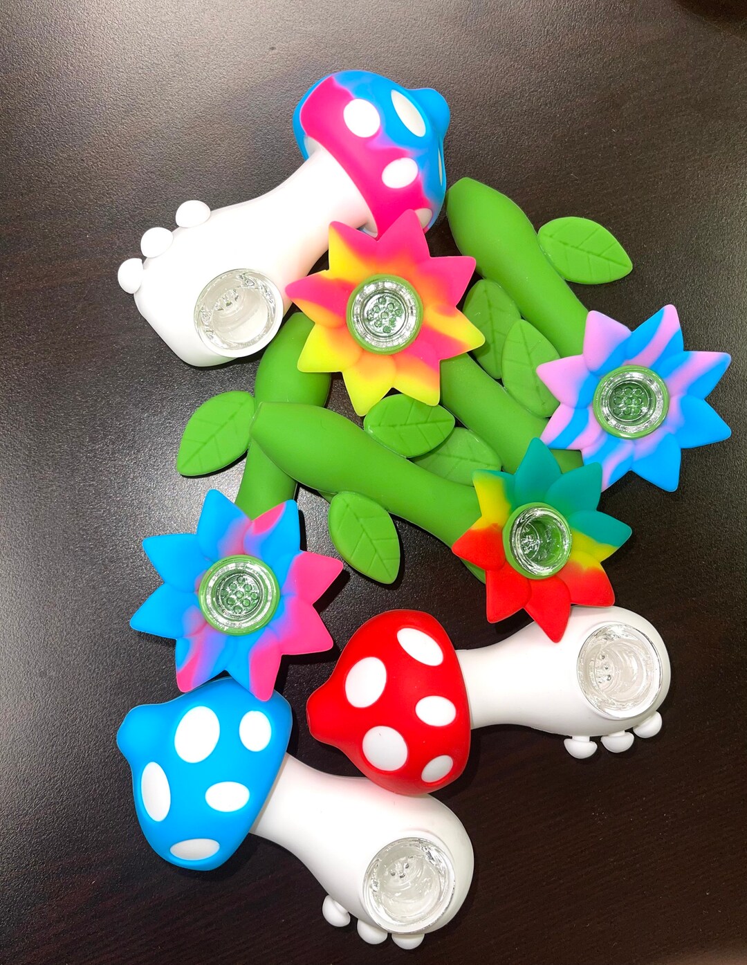 Sunflower Silicone Pipe, Beautiful Best Gift , Tobacco Pipes 4colors ...