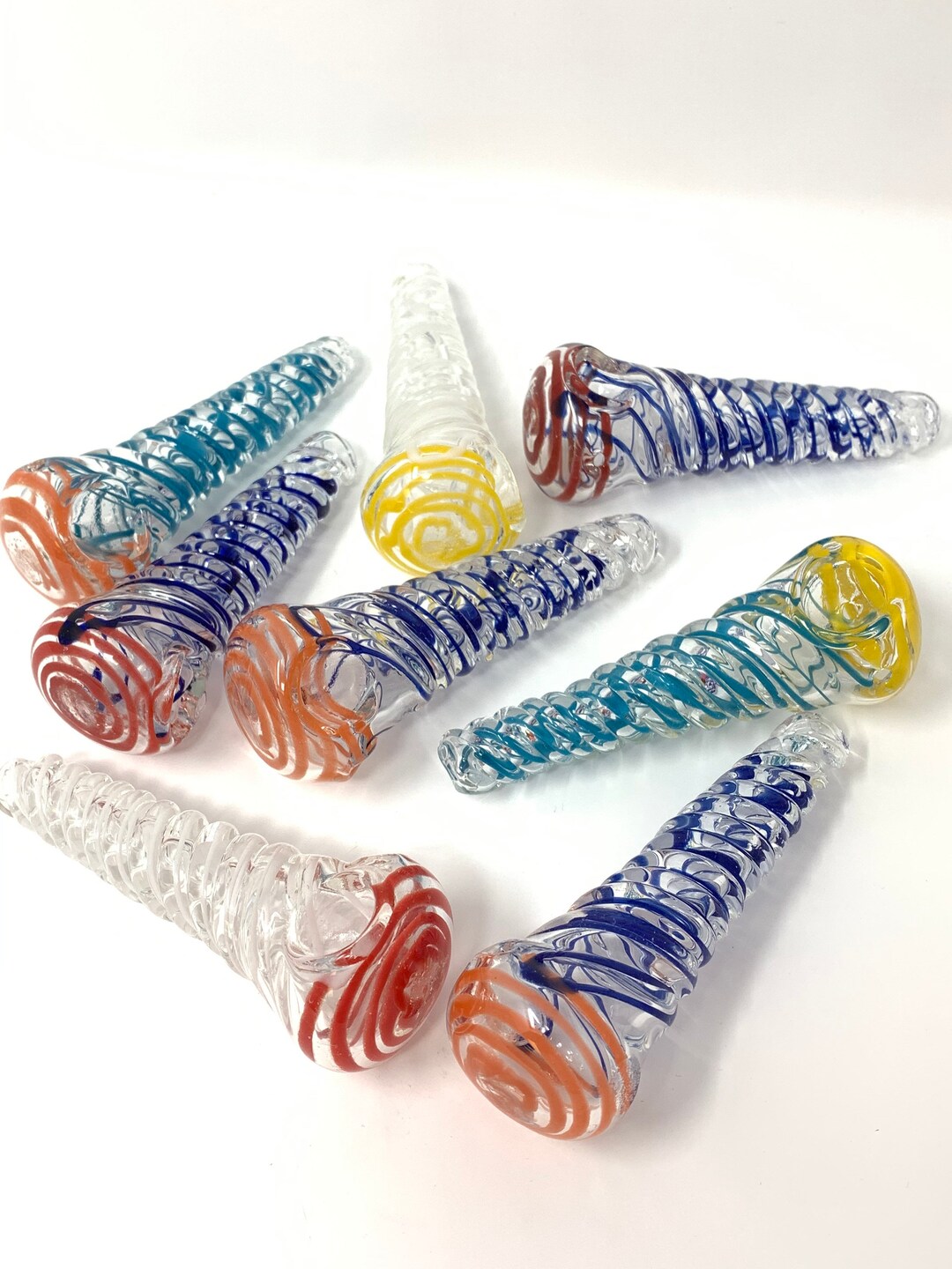 4 Smoking Glass Pipe ,multi Colored 4.5 Glass Pipe, Smoking Glass Pipe ...