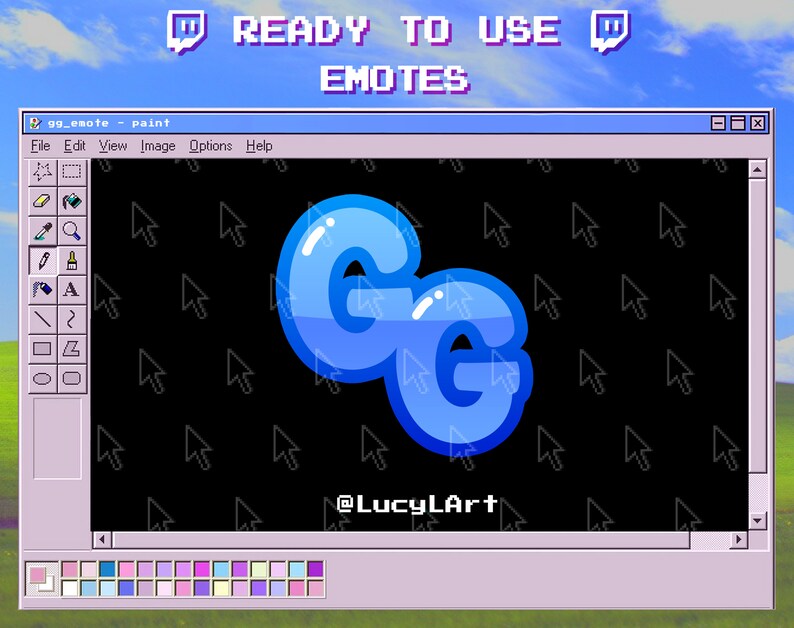 Twitch Emote / Text Emote / GG / Ggs / Streamer / Aesthetic / Twitch / Youtube / Kick - Etsy