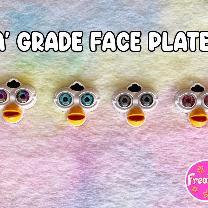 Furby Face Plate - Etsy