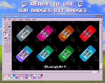 Bakery Twitch Badges Sub & Bit Badges Premade Bread - Etsy