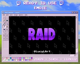 Twitch Emotes Raid - Etsy UK