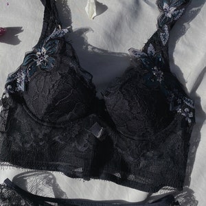 1990s Vintage but New RAVAGE Rare French Lingerie Set 34B XS/S ...